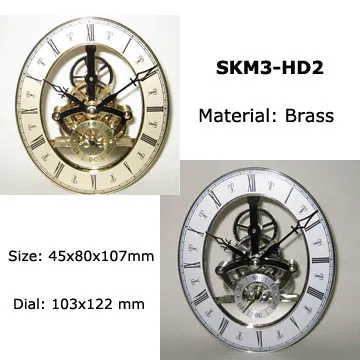 Metal Quartz Skeleton Clock Movement Skm3-hd2, High Quality Metal ...