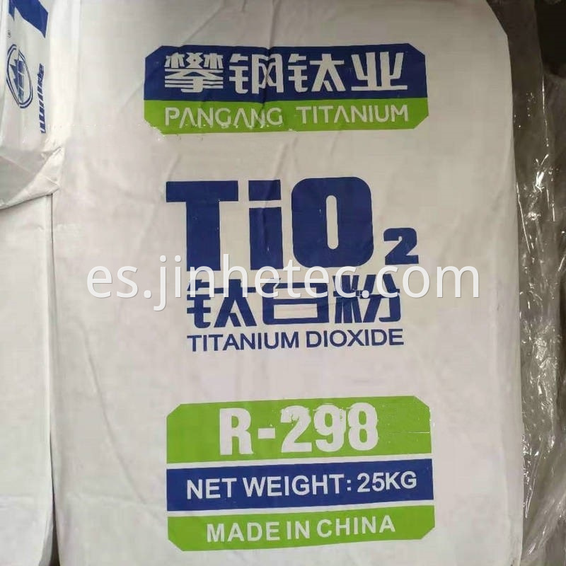 China Dióxido de titanio Rutile TiO2 R298 R258 R248 Fabricantes