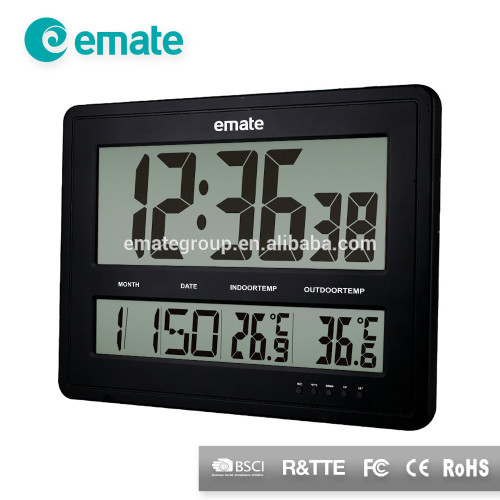 5 Different Languages Digital Wall Clock,calendar Day Clock, High ...