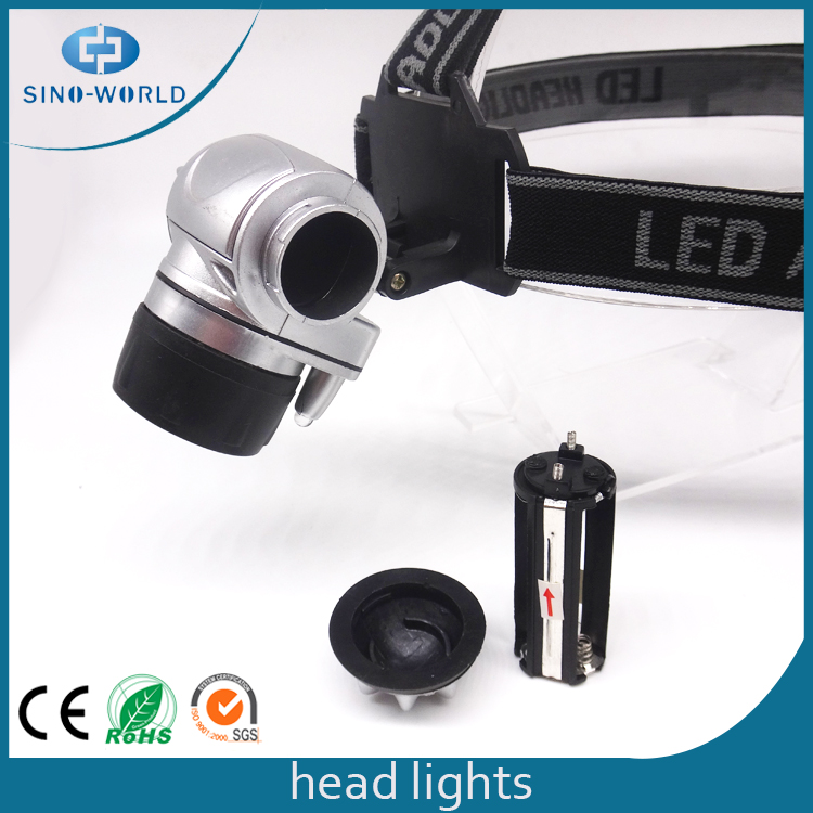 7 Led Battery Powered Waterproof Headlight, High Quality 7 Led Battery ...