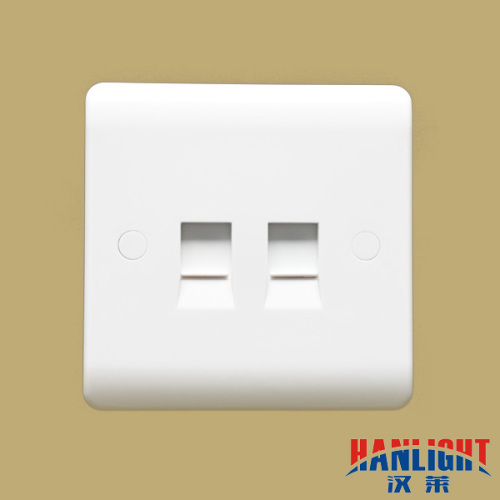 Uk Type 2 Gang Tel Socket/master, High Quality Uk Type 2 Gang Tel Socket/master on Bossgoo.com