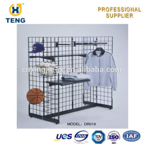 Classic Grid 4 Way Clothing Rack Display, High Quality Classic Grid 4 ...