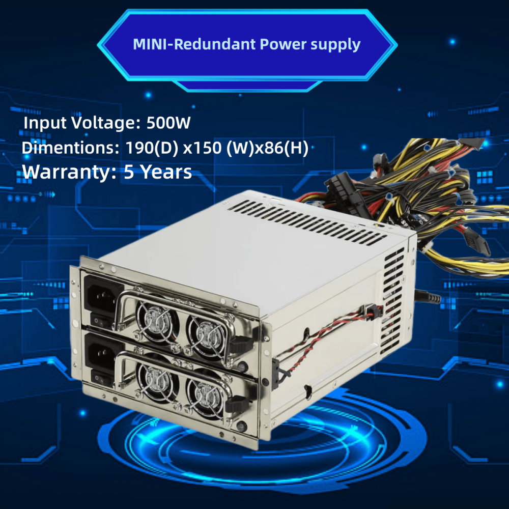 1u Mini Switching Power Supply 500w 500w คุณภาพสูง 1u Mini Switching ...