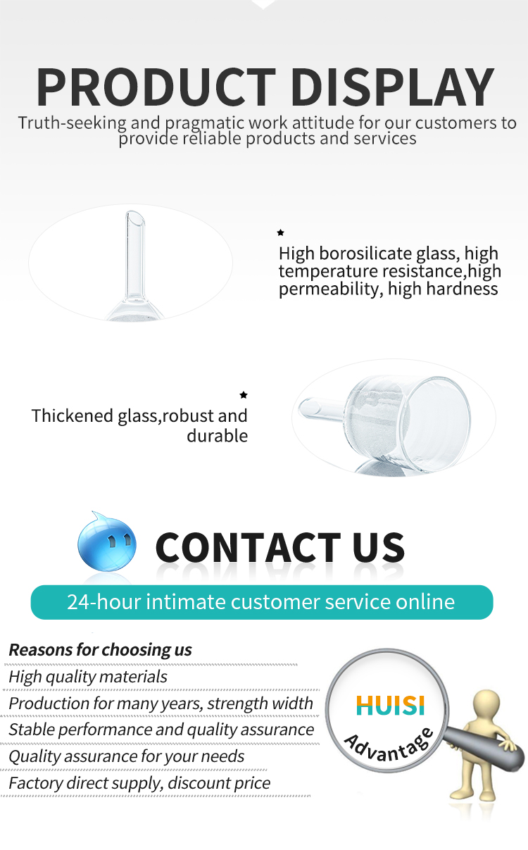 Buchner Funnel With Fritted Disc - Lab Glassware Sizes 40ml To 2000ml ...