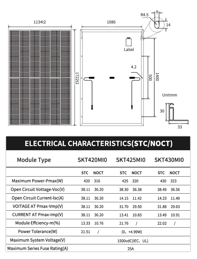 TOPCON 16BB 182mm 108cells Half-cut Solar Panels China Manufacturers ...