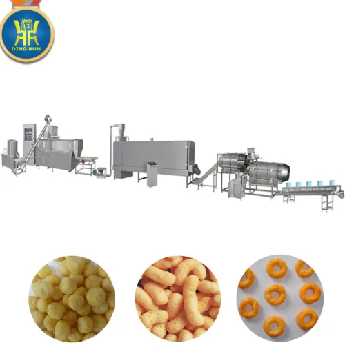 Extrusion Corn Snacks Production Maker, High Quality Extrusion Corn ...