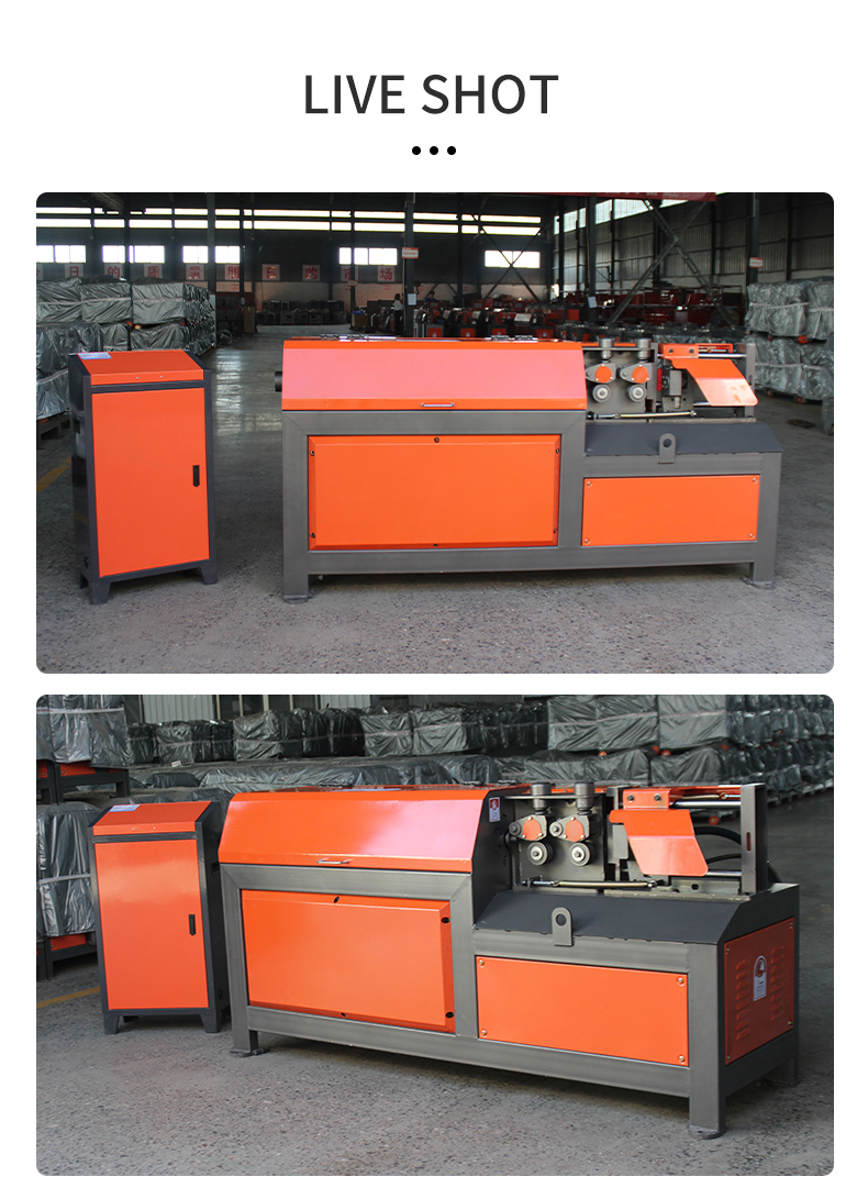 3 Phase 380v Rebar Straightening Machine - 25~35m/min Steel Bar ...