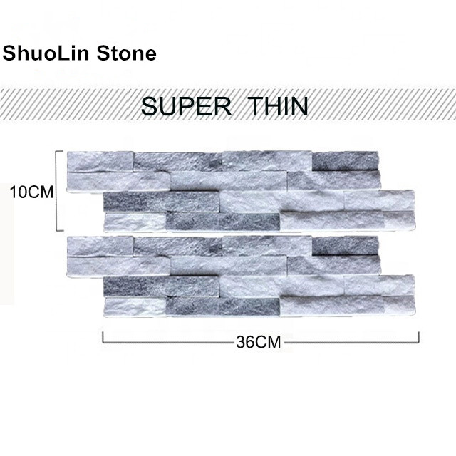 Thin Stone Cladding Cloudy Natural Stone 36x10cm, High Quality Thin ...