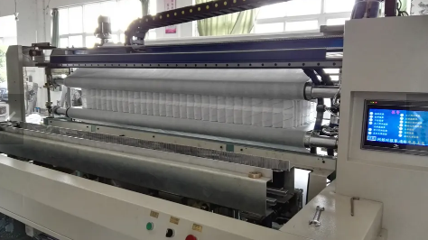 Automated Dorsal Pocket Spring Viscose Assembly Machine For Mattress ...