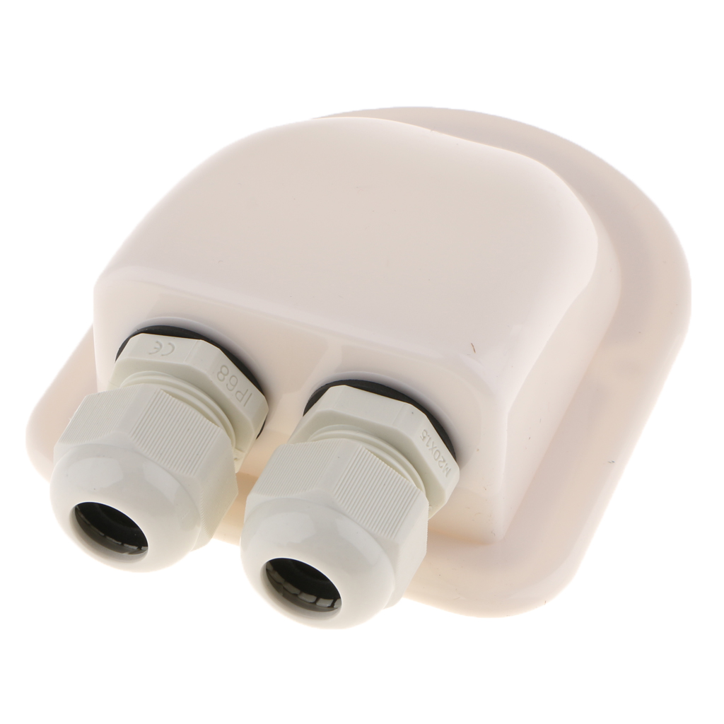 Rv Abs Solar Double Cable Entry Gland Box Weatherproof For Solar ...