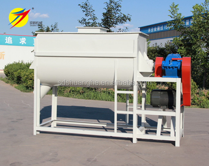 Horizontal Electric 1 Ton Feed Mixer For Animal And Chicken Premix ...