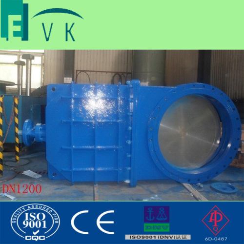 Dn1200 Flange Bidirectional Knife Gate Valve With Low Pressure, High ...