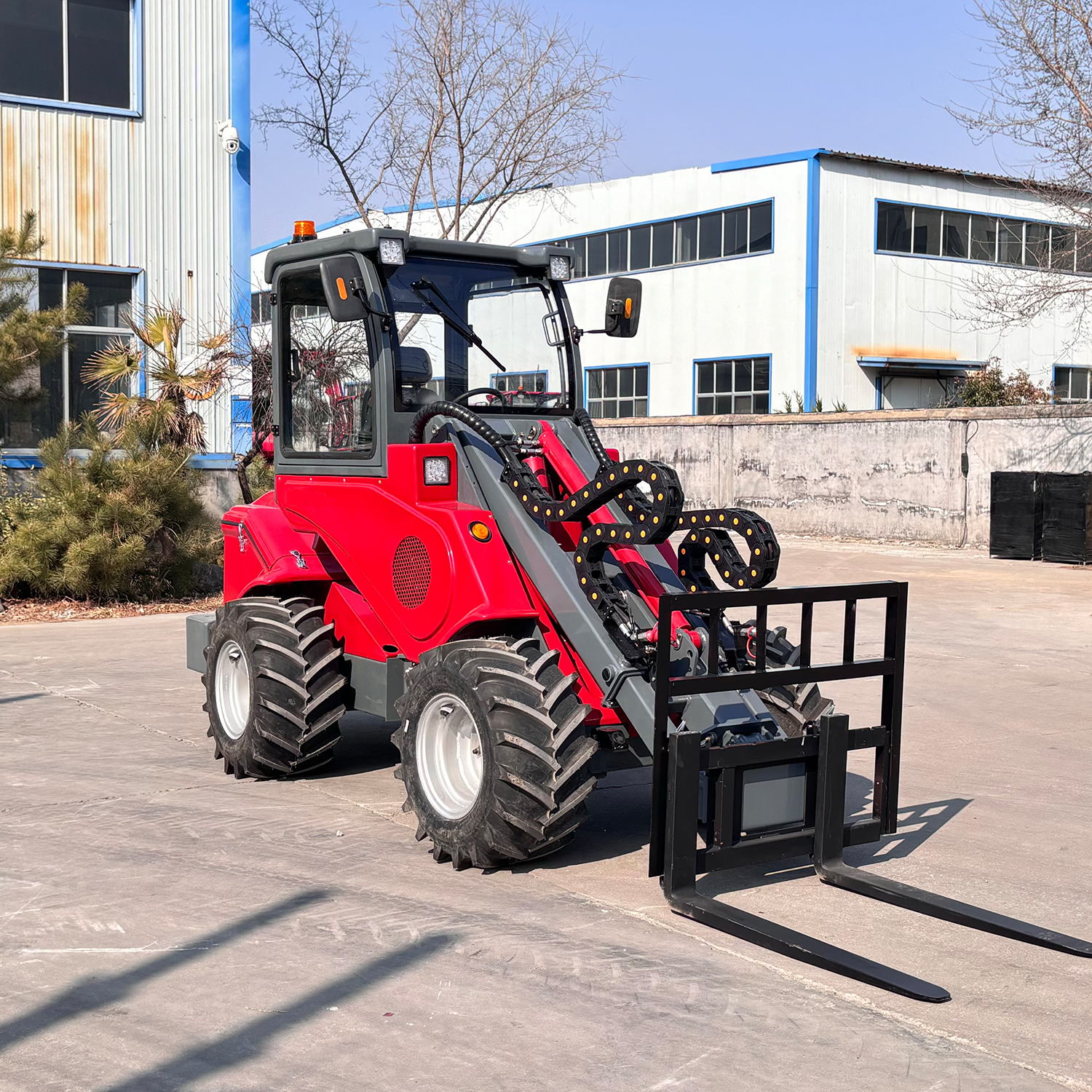 Small Telehandler Loader: Front End 4x4 Telescopic Frontal Loader For ...