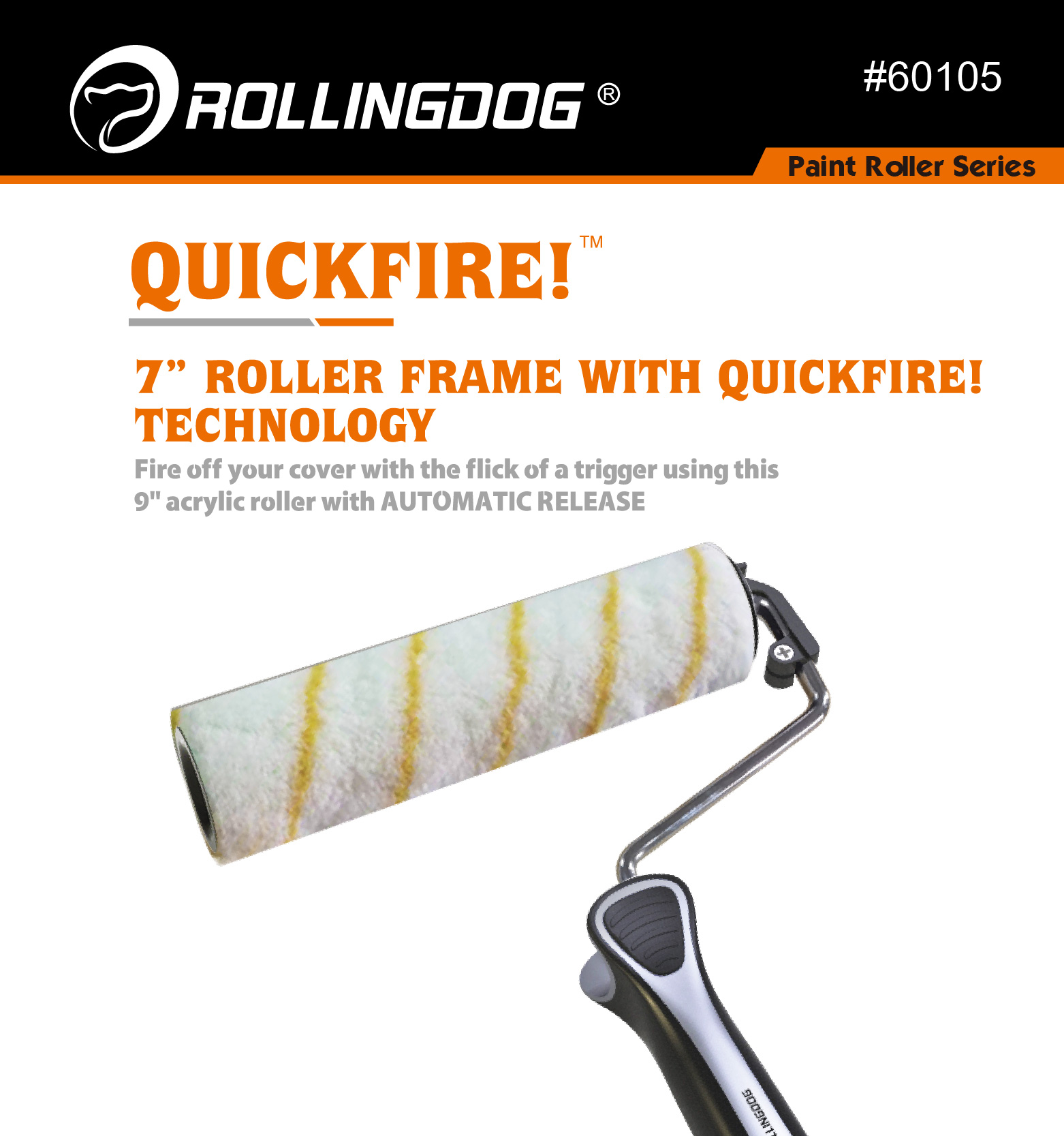 7 Inch Automatic Release Smart Paint Roller, High Quality 7 Inch ...