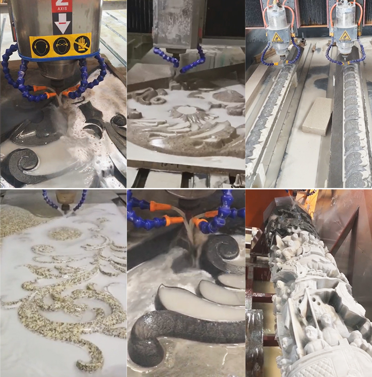 5.5kw Constant Torque Water Cooled Stone Mold Spindle For 125mm ...