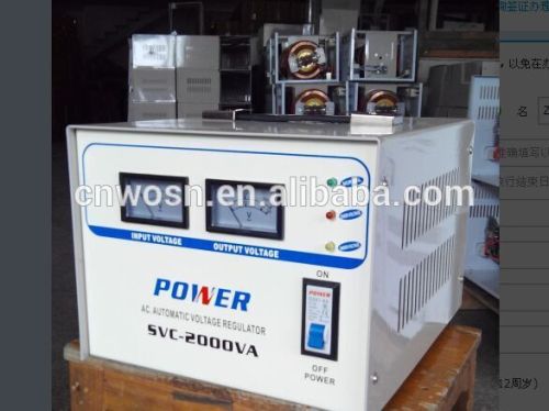 Avr Servo Type Single Phase Ac Automatic Voltage Regulator 5000va, High ...