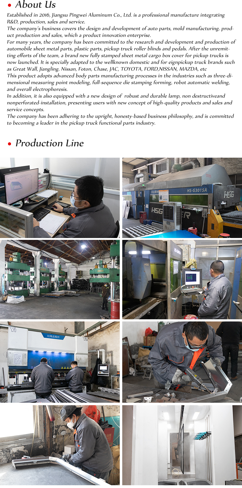 Changcheng Gwm Power Kingkong 4x4 픽업 캐노피 트렁크 - 방수 강철 하드탑 커버, Bossgoo ...