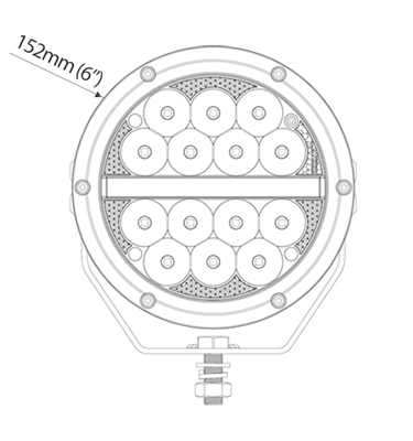 Oem 6 Inch 140w Combo Spot Led Work Light Truck Offroad Drl Spotlight ...
