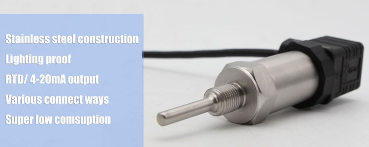 Pemancar Suhu Rtd 4-20ma Pt1000 Pt100, kualitas tinggi Pemancar Suhu ...