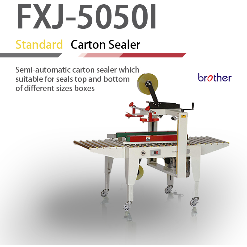 Semi Automatic Carton Sealer Machine Cardboard Box Sealer, High Quality ...