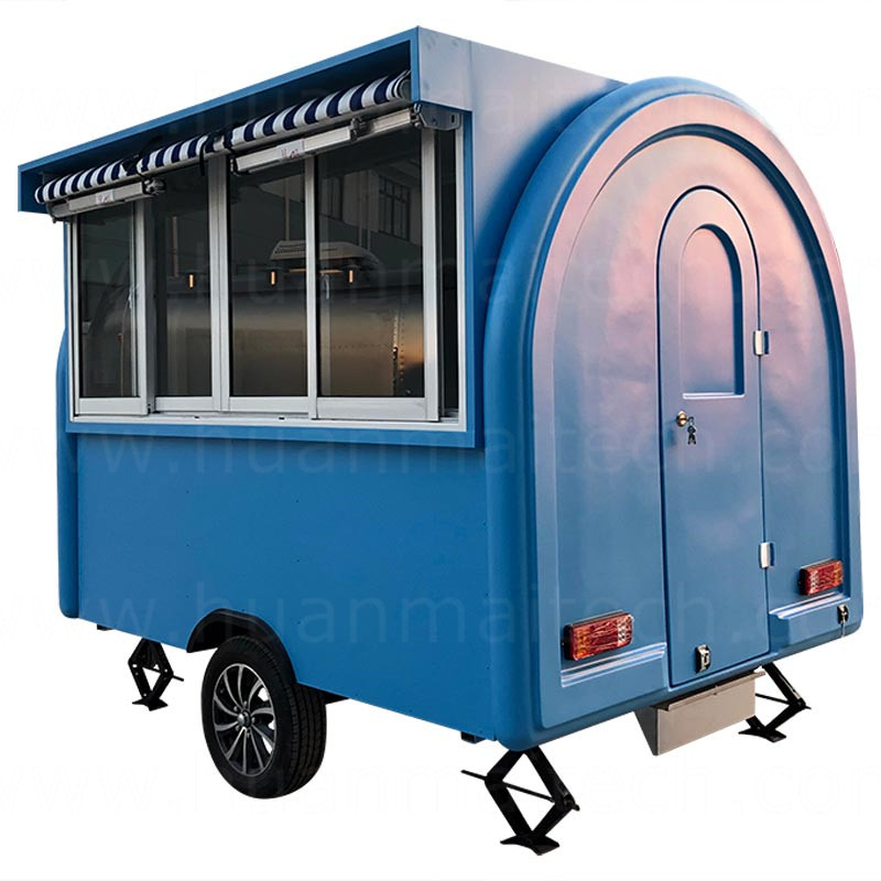 Blue Food Truck Concession Food Trailer, High Quality Blue Food Truck ...