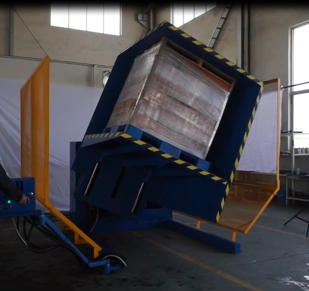 Electrical Control Pallet Inverter And Pallet Changing Machine, High ...