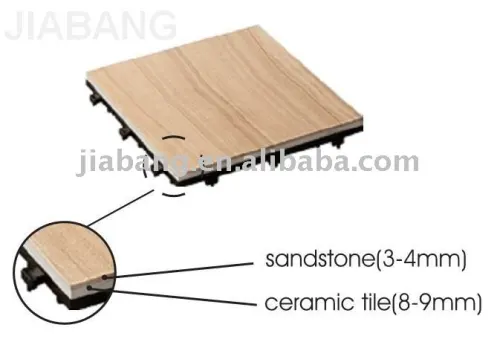 Interlocking Tile, Sandstone Flooring Tile With Pe Base, High Quality ...