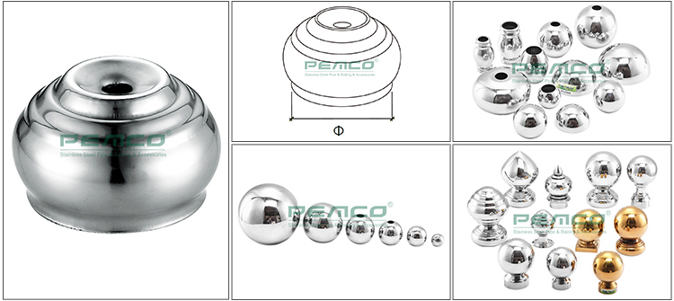 Inox Stair Railing Ball Series: Stainless Steel 201, 304, 316 ...