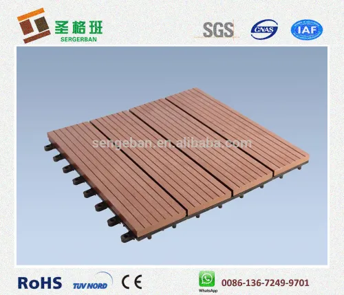 Outdoor Wood Composite Decking Tile/interlocking Wood Composite Tile ...