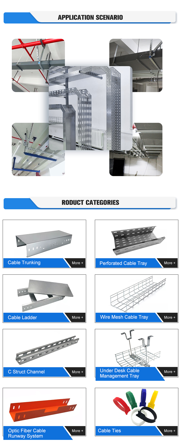 Basket Cable Tray: New Design Flexible Cutting Metal Galvanized Wire ...
