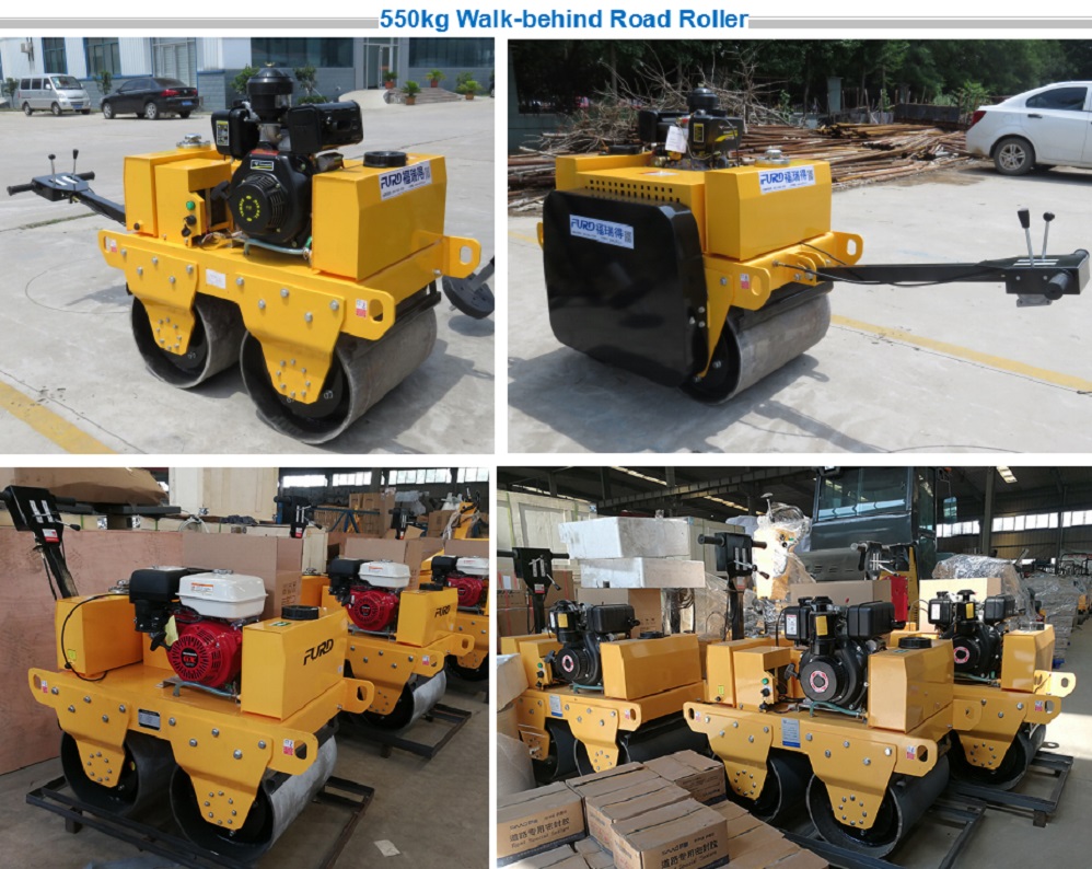 550Kg Baby Hand Road Roller Compactor
