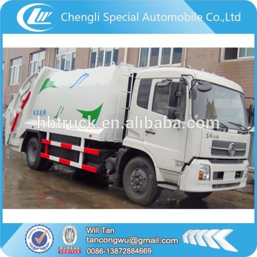 Dongfeng 4x2 Rear Loader Garbage Truck For Sale, High Quality Dongfeng ...