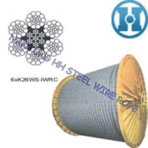 Main Hoisting Wire Rope For Crawler Crane 6xk26ws+iwrc, High Quality ...