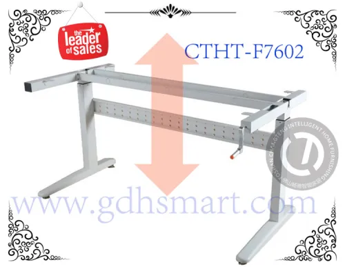 Lifting Table By Manual Rocker Manual Height Adjustable Table Legs 2 ...
