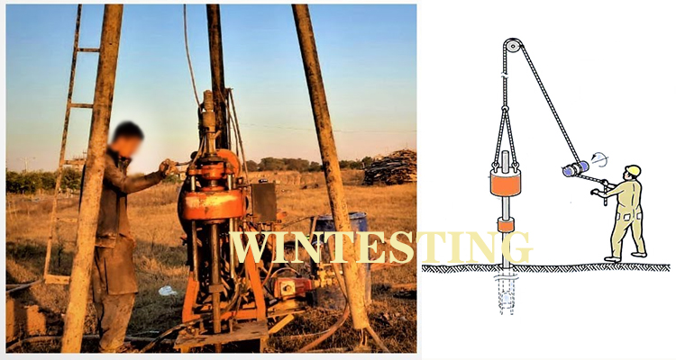 Spt Soil Testing Machine: Standard Penetration Test Equipment, High ...