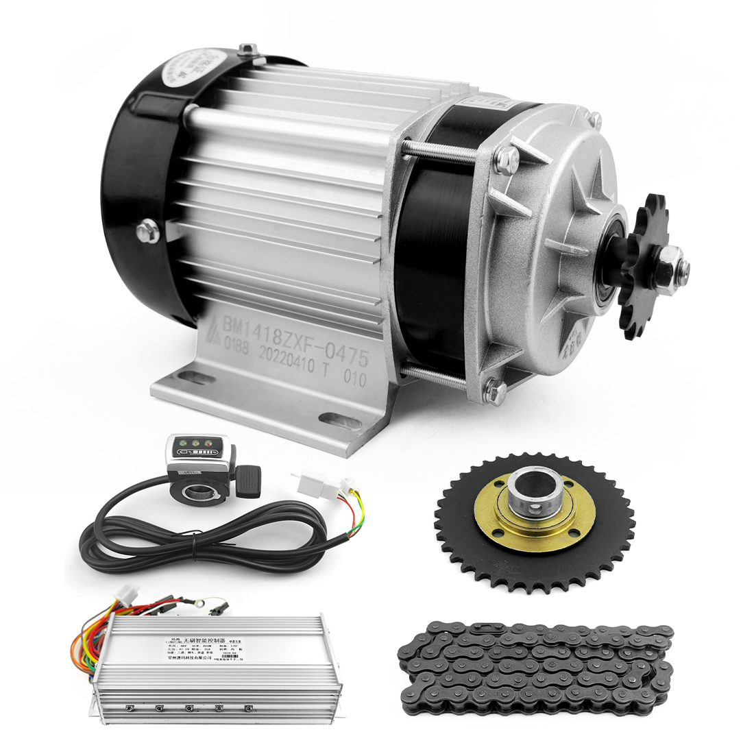 48v 750w Battery Powered Brushless Gear Dc Motor Electric Conversion ...