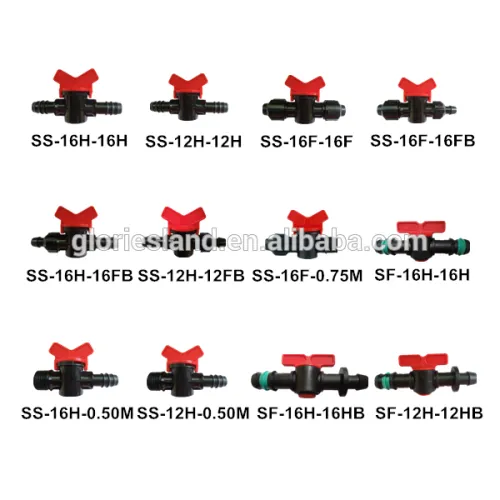 Irrigation Plastic Hose Pipe Connectors With Valve, High Quality ...