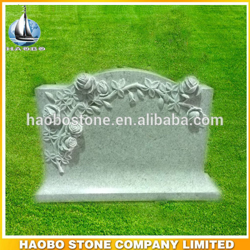 Rose Monument In White Pearl Granite, High Quality Rose Monument In ...
