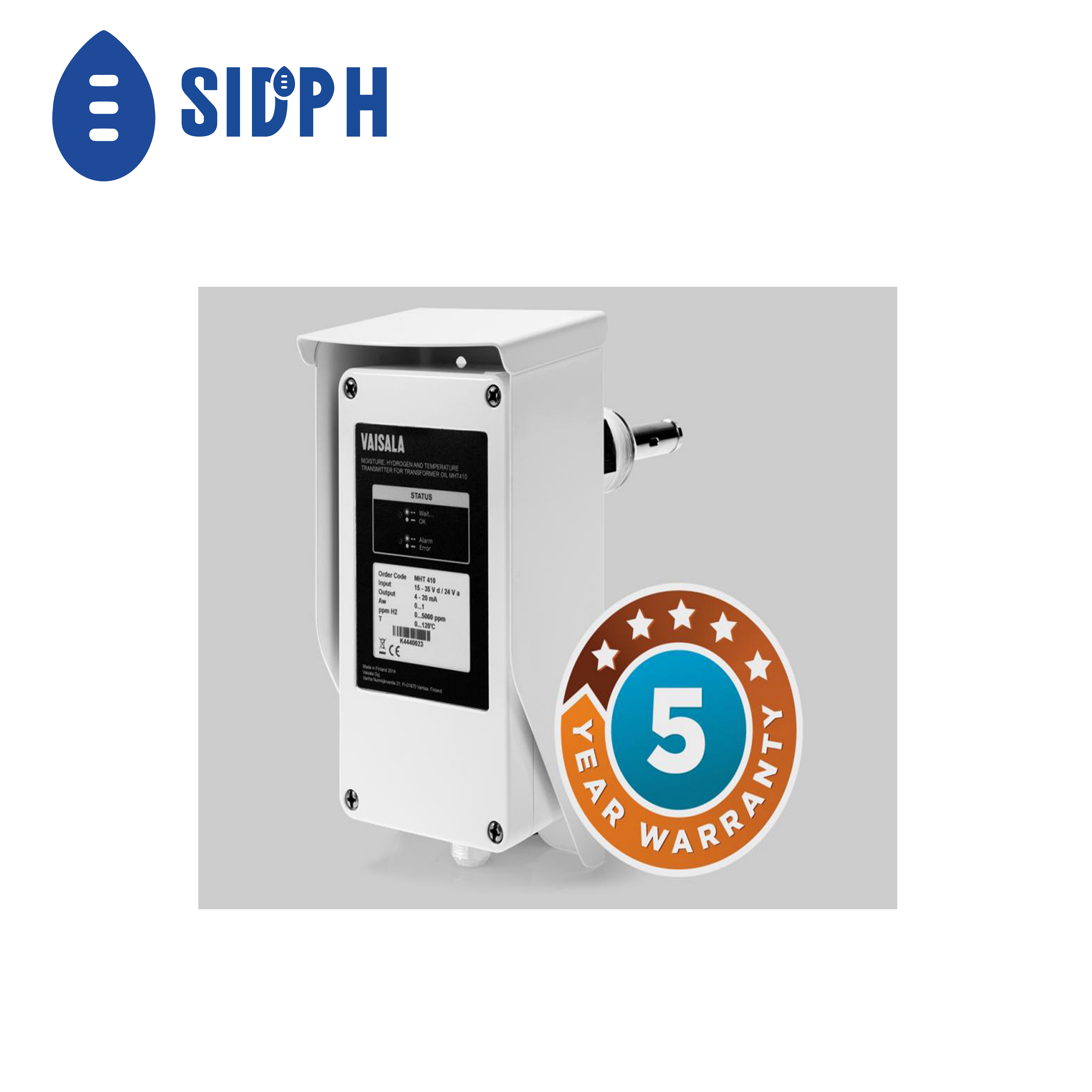 Vaisala Mht410 Moisture, Hydrogen, And Temperature Transmitter, High ...