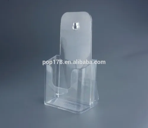 A6 Single Layer Plastic Brochure Display Rack For Brochure Display ...