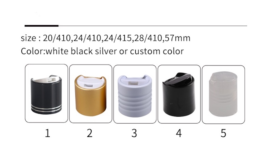 Aluminum Top Bottle Plastic Disc Cap For Cosmetic, High Quality Aluminum Top Bottle Plastic Disc ...