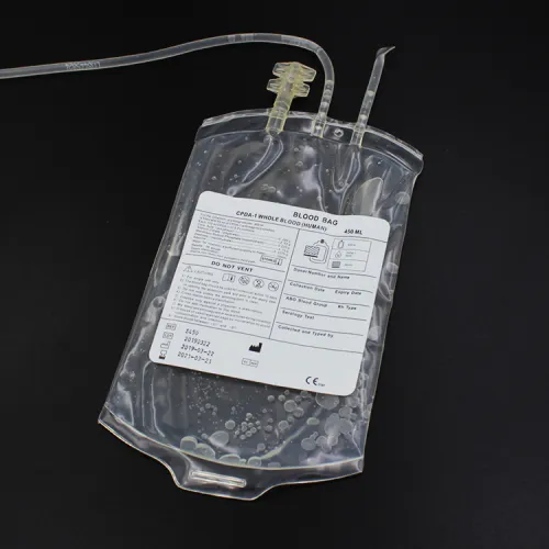 Disposable Blood Collection Bag 500ml, High Quality Disposable Blood ...