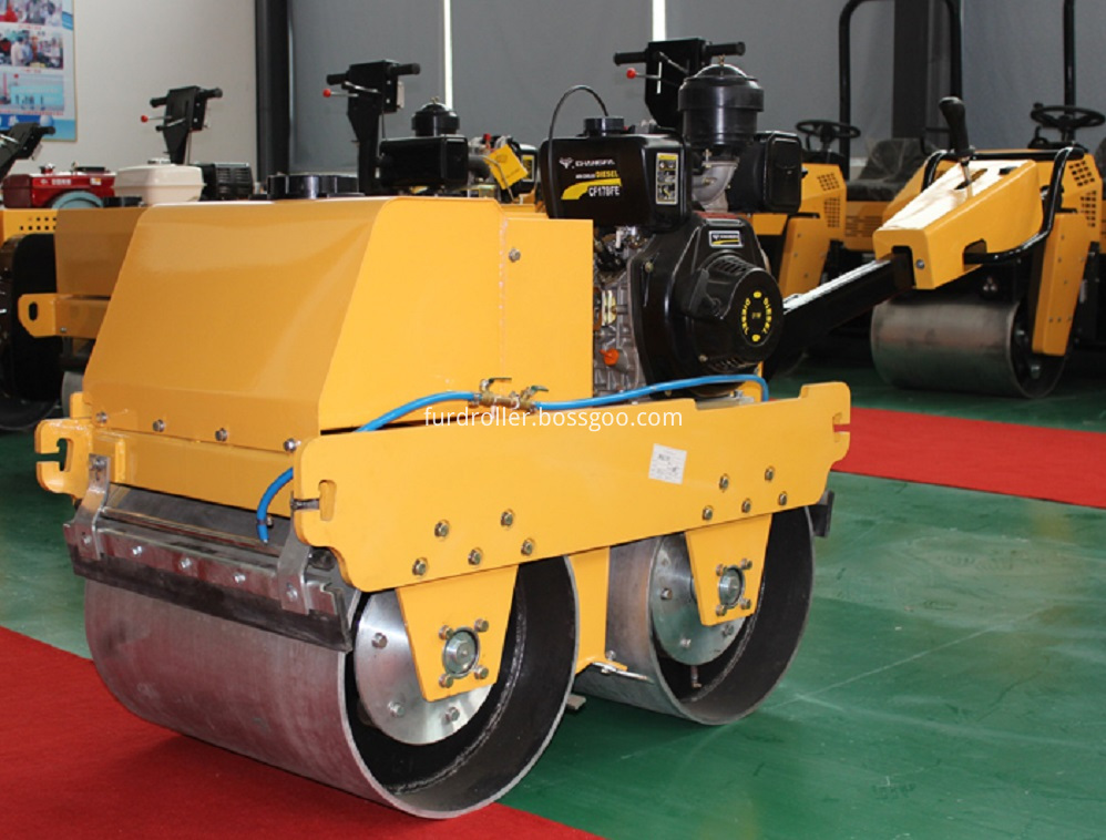 550kg Diesel Walk Behind Roller Compactor, kualitas tinggi 550kg Diesel ...
