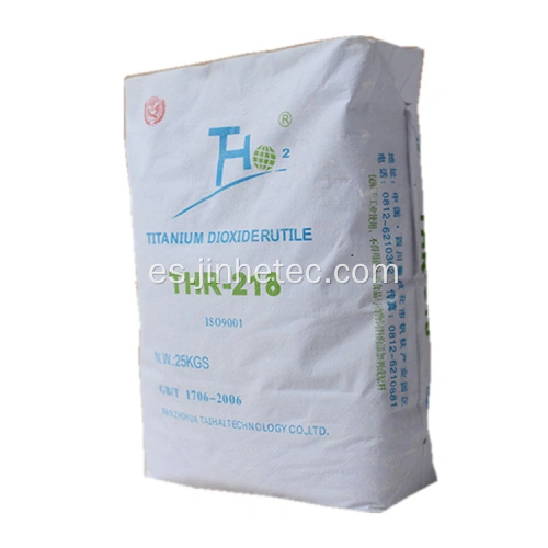 China Thr-218 Rutile TiO2 MSDS Titanium Dioxide Crystal Pigment Fabricantes