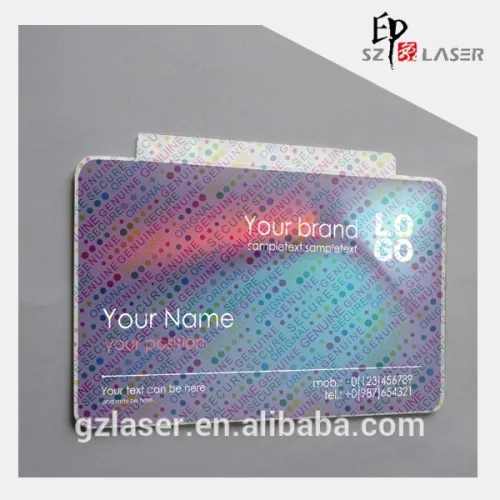 Id Card Anti Crease Hologram Overlays With Custom Text, High Quality Id ...