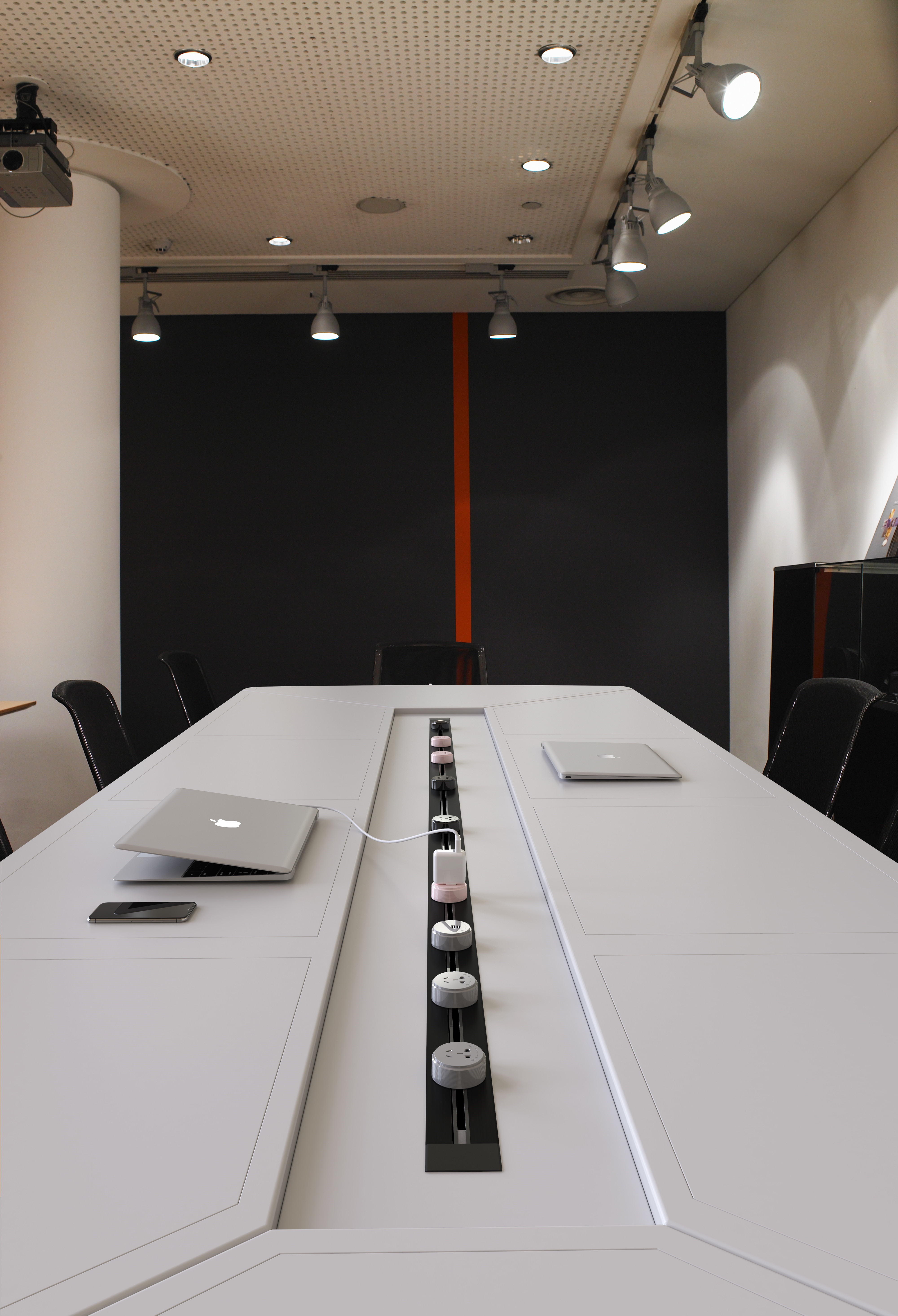 Universal Multi Smart Office Desk Power Track System, High Quality ...