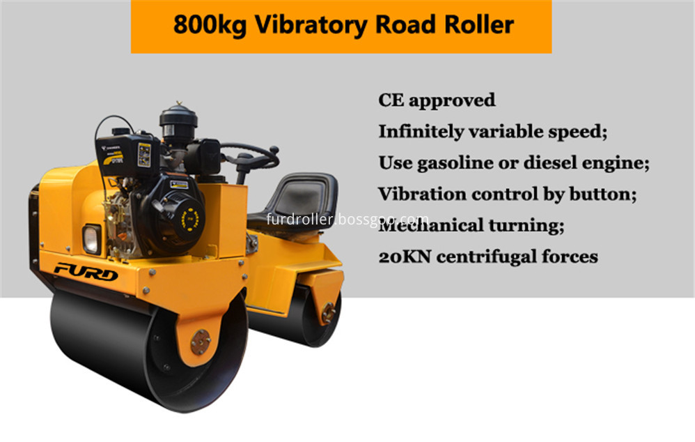 Double Drum Vibratory Roller Compactor คุณภาพสูง Double Drum Vibratory ...