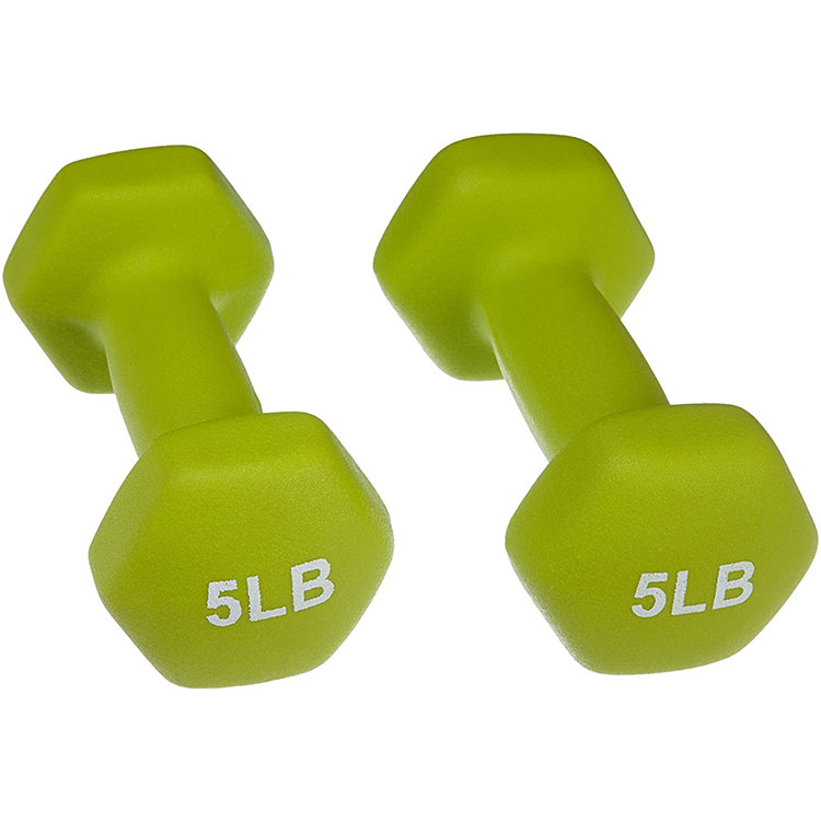 Neoprene Dumbbell Hand Weight Lifting Non-slip Grip Soft Weights ...