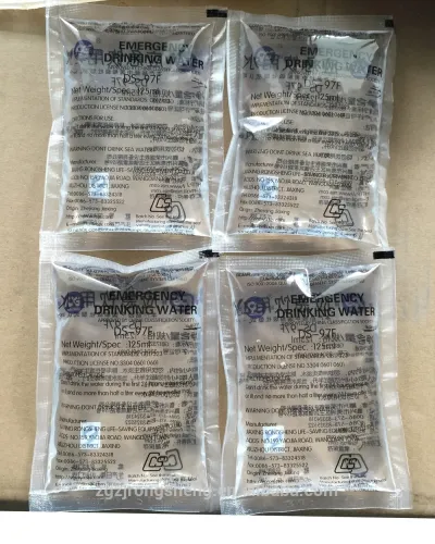 Liferaft And Lifeboat Emergency Drinking Water Rations For Person, High ...