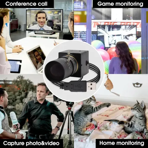Manual Varifocal Lens 4k Usb Camera Webcam, High Quality Manual ...